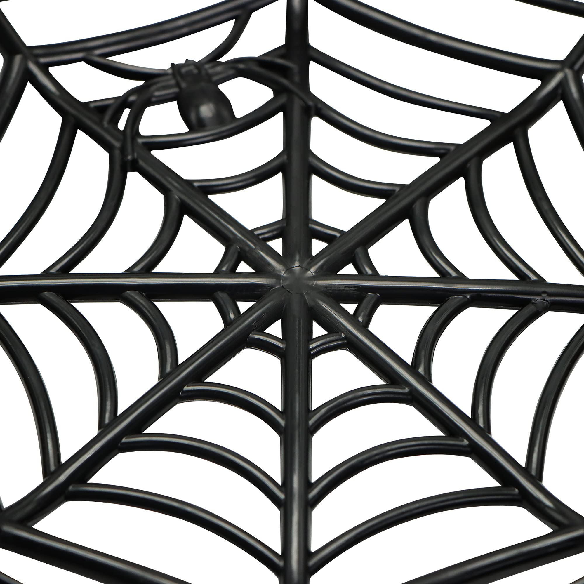 JOYIN 3 Pcs Large Halloween Spider Web Plastic Baskets Bowls, Trick or Treat Hand Grabbing Candy Holder Bowls for Halloween Themed, Classroom, Party Supplies Decoration