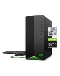 hp pavilion gaming pc, nvidia geforce gtx 1650, 10th gen intel core i3-10105, 8 gb ram, 256 gb ssd, windows 11, wi-fi 5 & bluetooth 4.2, 9 usb ports, pre-built gaming pc tower (tg01-1220, 2021)