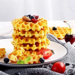 Hovico Mini Electric Waffles Maker Bubble Egg Cake Oven Breakfast Waffle Machine, Premium Non-Stick Plates