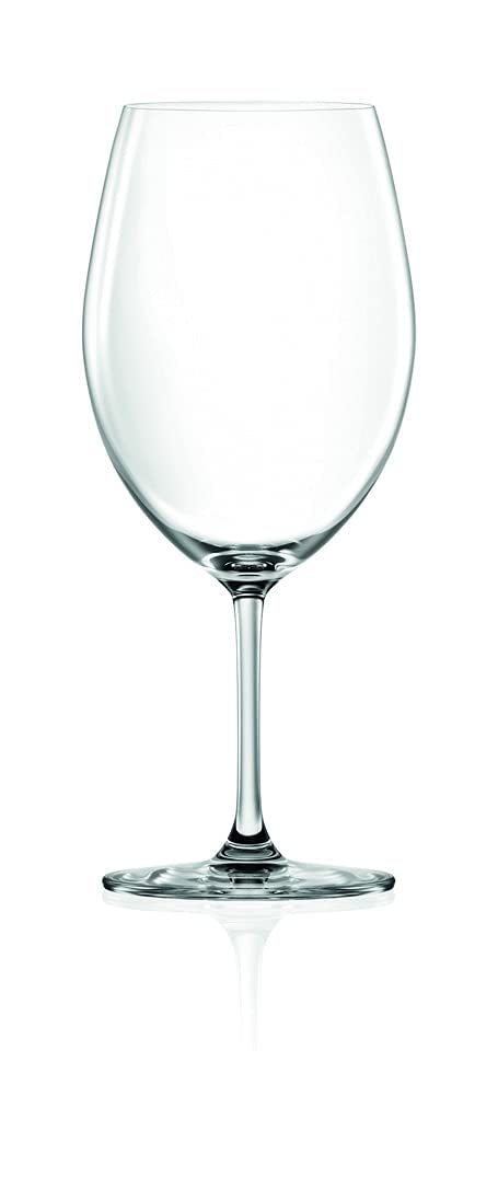 LEMONSODA Premium Crystal Glass Wine Glasses - Set of 2 (Bangkok Bliss Bordeaux) - Quality glass by Lucaris - Great for Pinot Noir, Cabernet Sauvignon, Merlot, Shiraz