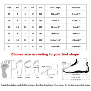 AODONG Walking Shoes for Women,Slip-on Knit Sneakers, Lightweight Breathable Mesh Running Womens Sneakers for Women, Jogging Shoes Orange