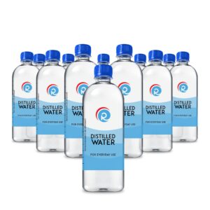 resway distilled water 16.9 fl.oz. | general multi-use | purified distilled water for drinking, baby formula, nutrition powder, aquarium care | everyday use | 12 pack