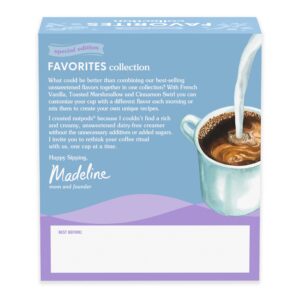 nutpods Favorites Collection - Unsweetened Non Dairy Creamer - Toasted Marshmallow, French Vanilla and Cinnamon Swirl - Keto Creamer, Whole30, Gluten Free, Non-GMO, Vegan, Sugar Free, Kosher