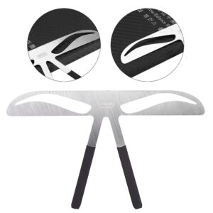 Eyebrow Ruler Eyebrow Stencil Permanent Eyebrow Measure Balance Extension Ruler Eyebrow Shaper Eye Brows Guide Grooming Eyebrow Shape Stencil Eyebrow Shape makeup Ruler (classic Eyebrow)