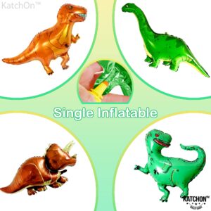 KatchOn Giant Dinosaur Balloons Set - 51 Inch, 4 Count, Multi-Occasion Decor