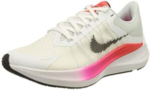 nike zoom winflo 8 cw3421 100 white/red women's size 10.5 kc