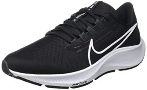 nike women's running shoe, black white anthracite volt, 10