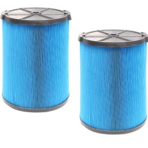 2Pack VF5000 Replacement Filter Compatible with Ridgid Shop Vac 5-20 Gallon Wet/Dry RV2400A RV2400HF RV2600B WD06700 WD0671 WD0970EX0 WD0970M0 WD1270 WD1450 WD1680