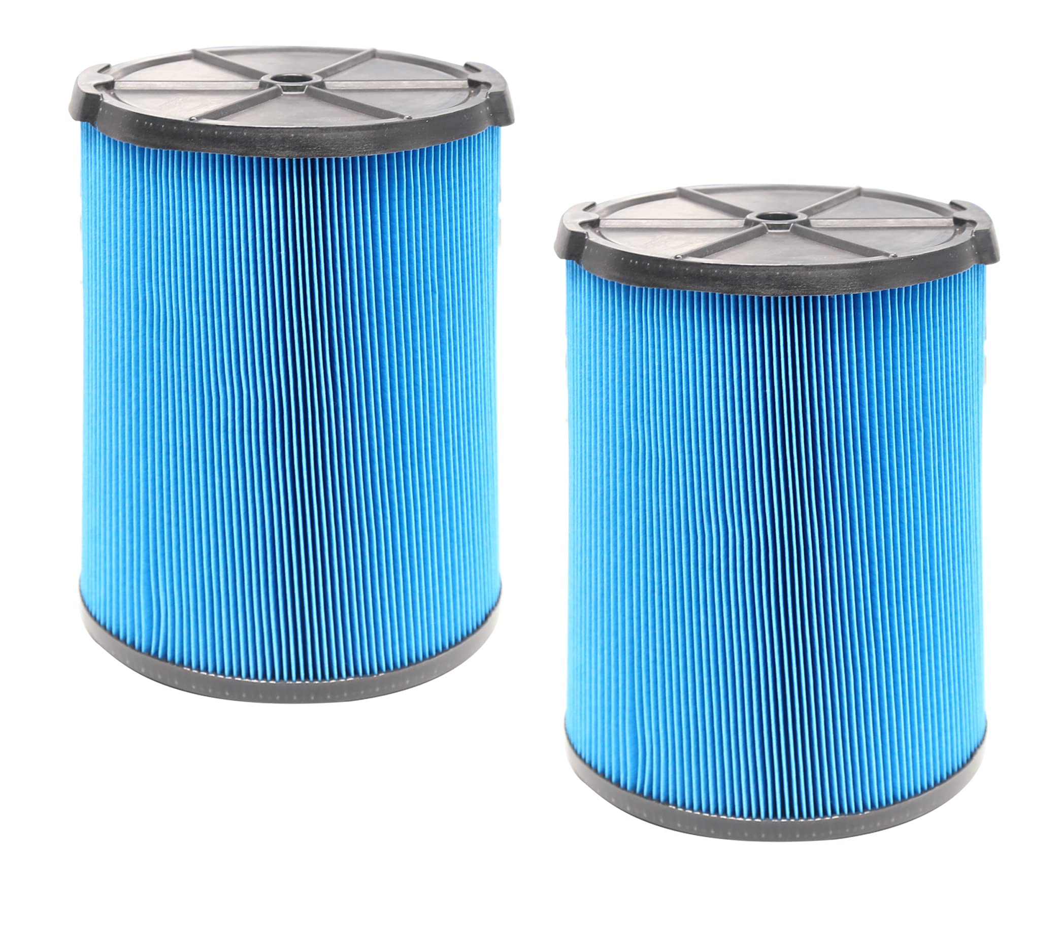 2Pack VF5000 Replacement Filter Compatible with Ridgid Shop Vac 5-20 Gallon Wet/Dry RV2400A RV2400HF RV2600B WD06700 WD0671 WD0970EX0 WD0970M0 WD1270 WD1450 WD1680