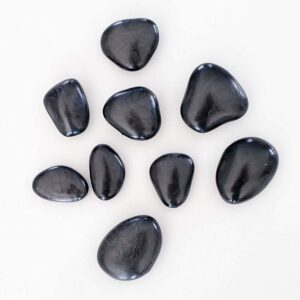 PolyPebbles Polished Decorative Rocks & Stones | Perfect for Pots, Planters, Gravel, Arts and Crafts, Landscaping, Balancing and More | Triple The Coverage of Natural Stone | 100% Recycled Materials |