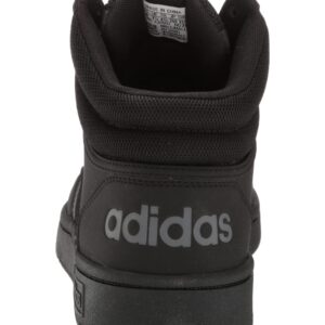 adidas Men's Hoops 3.0 Mid Black/Black/Grey 9.5