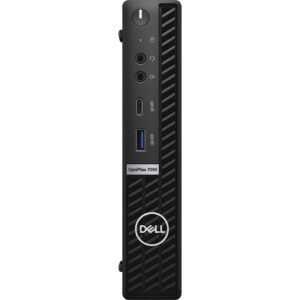 Dell OptiPlex 7000 7090 Desktop Computer - Intel Core i5 10th Gen i5-10500T Hexa-core (6 Core) 2.30 GHz - 16 GB RAM DDR4 SDRAM - 512 GB M.2 PCI Express NVMe 3.0 x4 SSD - Micro PC - Black