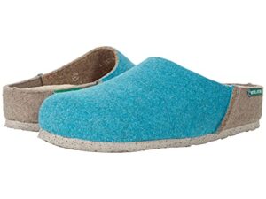 mephisto polli turquoise sweety turquoise taupe/warm grey eu 38 (us women's 8) b (m)