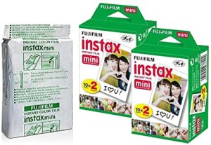 fujifilm instax mini instant film,10 sheets×5 pack(total 50 shoots) [bulk packaging] international version