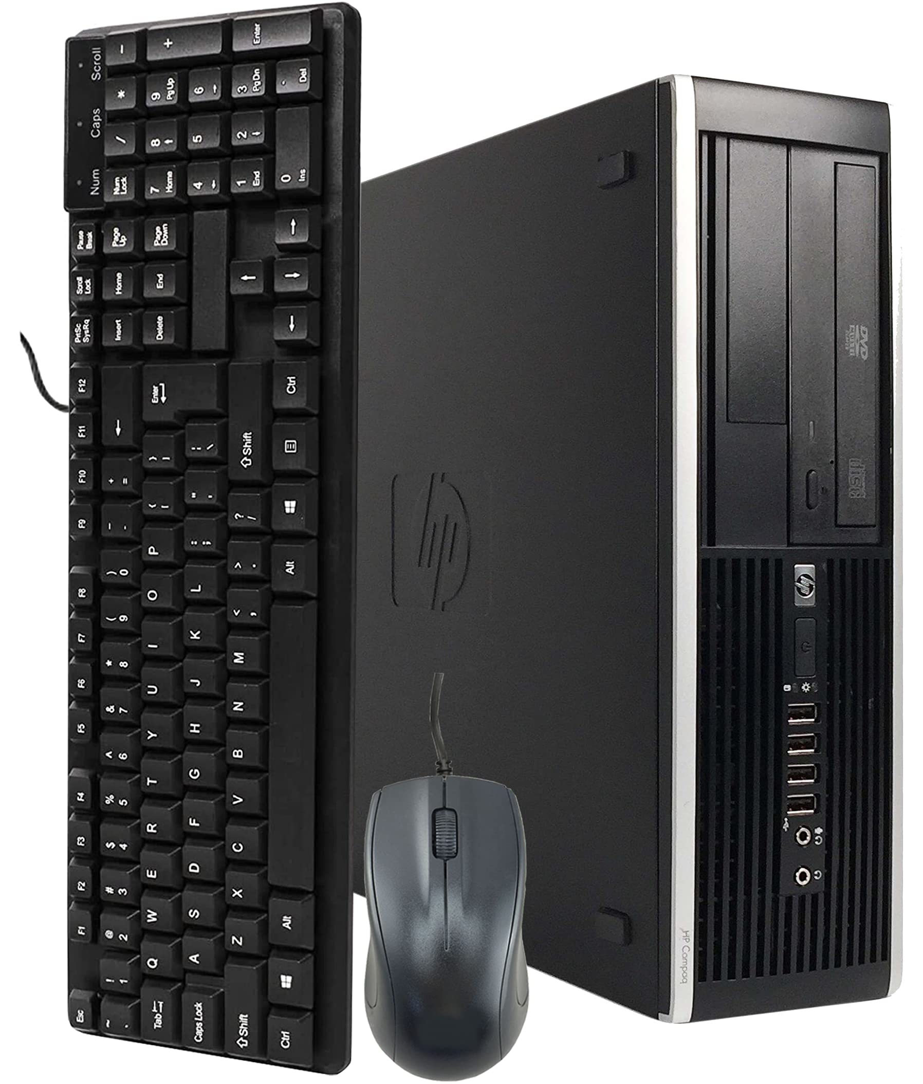 HP Elite SFF Desktop Computer PC, Intel Core i7 3.4GHZ Processor, 16GB Ram, 240GB SSD Drive, WiFi & Bluetooth, Keyboard and Mouse, HDMI, NVIDIA GT 1030 2GB DDR5, Windows 10 (Renewed)