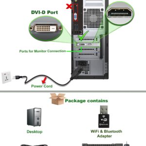 HP Elite SFF Desktop Computer PC, Intel Core i7 3.4GHZ Processor, 16GB Ram, 240GB SSD Drive, WiFi & Bluetooth, Keyboard and Mouse, HDMI, NVIDIA GT 1030 2GB DDR5, Windows 10 (Renewed)