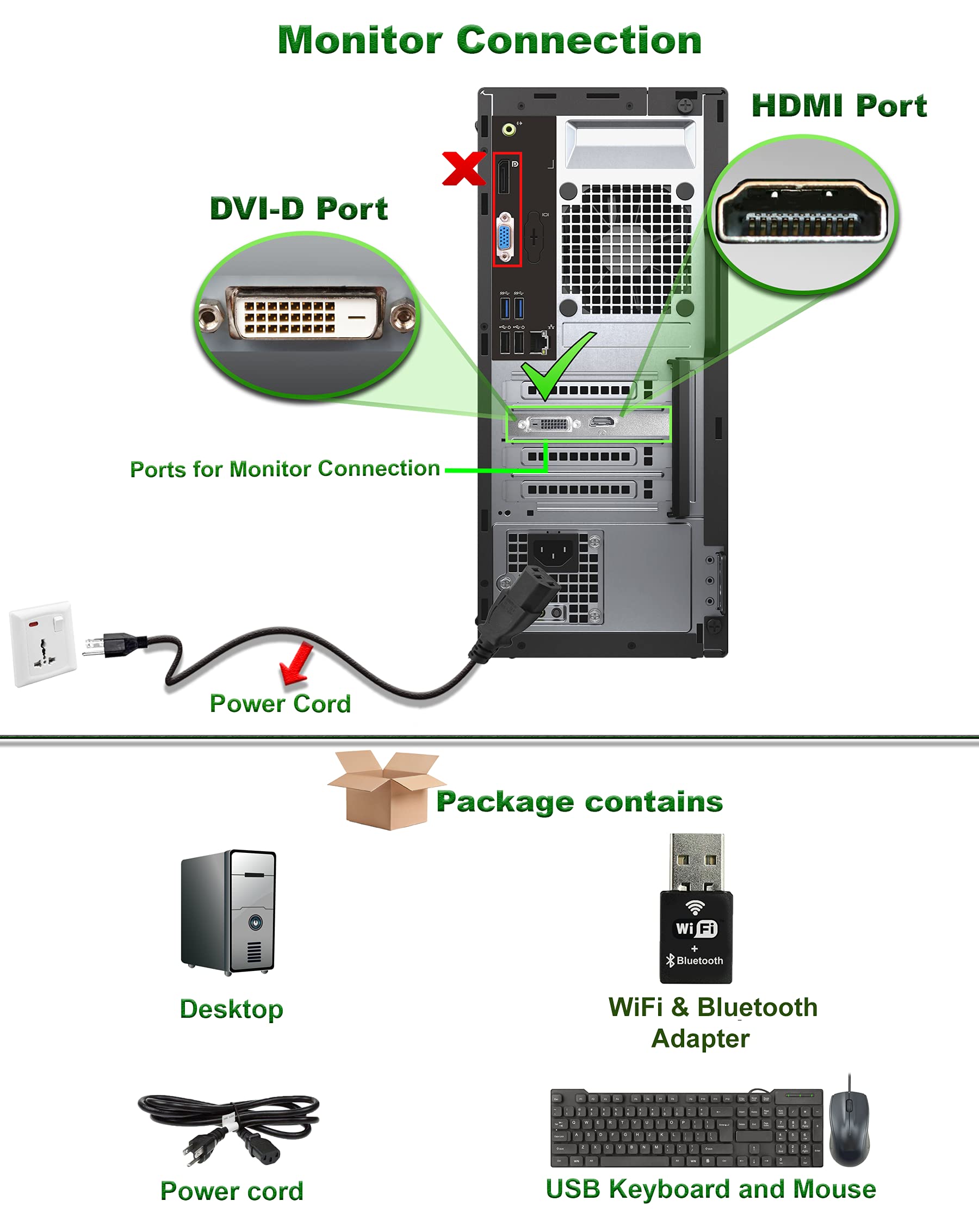 HP Elite SFF Desktop Computer PC, Intel Core i7 3.4GHZ Processor, 16GB Ram, 240GB SSD Drive, WiFi & Bluetooth, Keyboard and Mouse, HDMI, NVIDIA GT 1030 2GB DDR5, Windows 10 (Renewed)