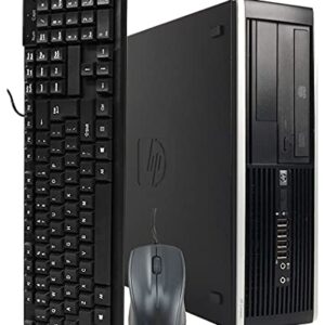 HP Elite SFF Desktop Computer PC, Intel Core i7 3.4GHZ Processor, 16GB Ram, 512GB SSD Drive, WiFi & Bluetooth, Keyboard and Mouse, HDMI, NVIDIA GT 1030 2GB DDR5, Windows 10 (Renewed)