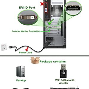 HP Elite SFF Desktop Computer PC, Intel Core i7 3.4GHZ Processor, 16GB Ram, 512GB SSD Drive, WiFi & Bluetooth, Keyboard and Mouse, HDMI, NVIDIA GT 1030 2GB DDR5, Windows 10 (Renewed)