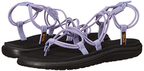 Teva Women's Voya Infinity Sandal, Purple Impression, 7