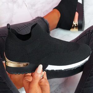 Women's Fashion Sneaker Lightweight Breathable Slip On Sport Shoes Casual Comfortable Running Tennis Shoes