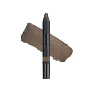 nudestix magnetic luminous eye color pencil, eyeshadow + eyeliner + eyelid primer + highlighter stick, satin finish cream makeup, long lasting, waterproof, shade: smoke