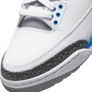 Nike Men's Air Jordan 3 Retro Racer Blue, White/Black/Cement Grey/Racer, 10