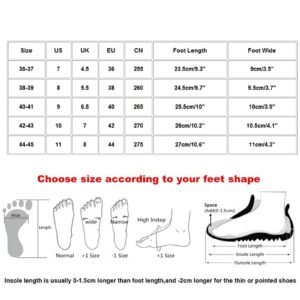 Aniywn Womens Mens Soft Indoor Slippers Open Toe Linen Memory Foam Slip on Home Shoes House Slippers Open Toe Home Shoes