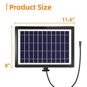 SUNAPEX 6W Replacement Solar Panel-Compatible with SUNAPEX 48 & 96 FT Soalr String Lights ONLY