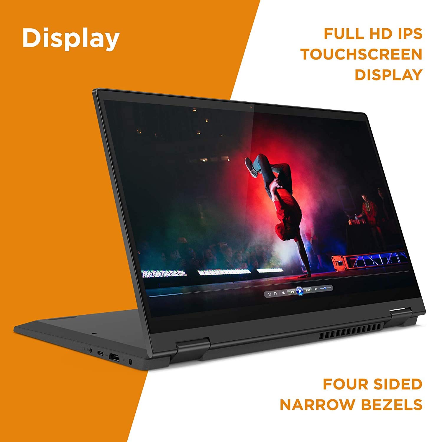 2021 LENOVO IdeaPad Flex5 14" Touchscreen 2-in-1 Laptop AMD Ryzen 5 5500U 6 Cores 16GB RAM DDR4 256GB SSD Radeon Graphics HDMI USB-C Fingerprit Windows 10 w/RATZK 32GB USB Drive and Pen