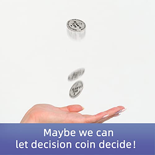 Huwane New Parent Decision Coin Flip for Your Fate, Mummy’s Turn or Daddy’s Turn, New Baby Gift Dad Pregnancy Mom Present for Wife, Husband, Mother’s Day, Father’s Day, Birthday, Christmas (1)