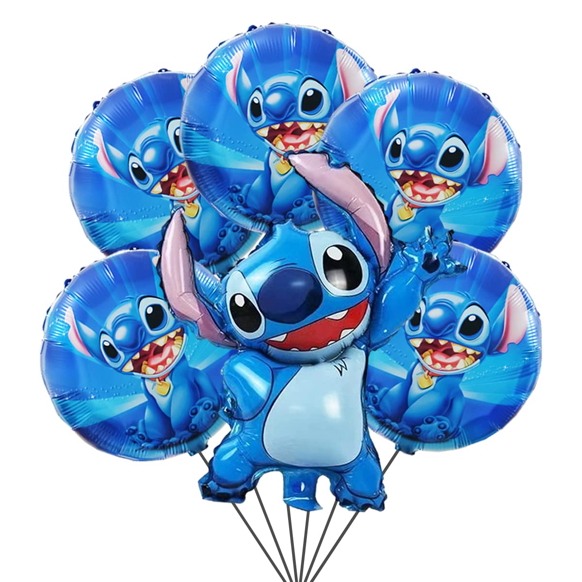 6Pcs Lilo and Stitch Balloons, Lilo and Stitch Party Decoration