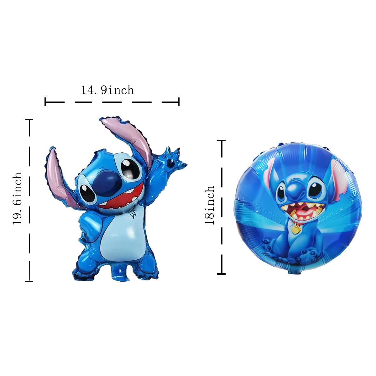 6Pcs Lilo and Stitch Balloons, Lilo and Stitch Party Decoration