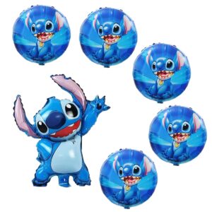 6Pcs Lilo and Stitch Balloons, Lilo and Stitch Party Decoration