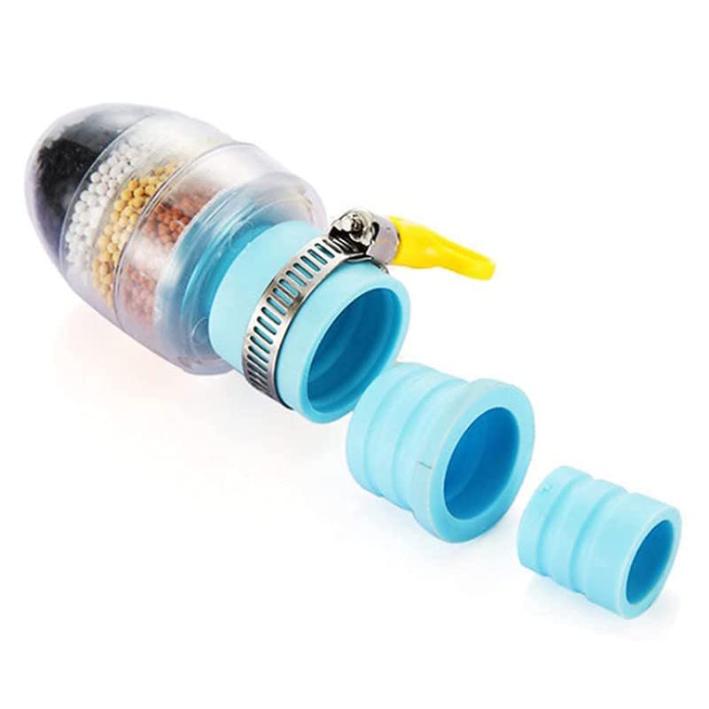 VANT KEVIN 2 PCS Activated Carbon Water Filter Set, 6 Layer Cartridge, Be Applicable 1/2inch - 3/4inch Faucet