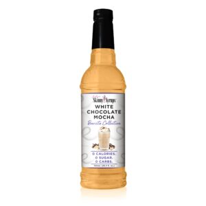 Jordan's Skinny Syrups White Chocolate Mocha Coffee Flavoring, Sugar & Gluten Free, Keto Friendly, 25.4oz