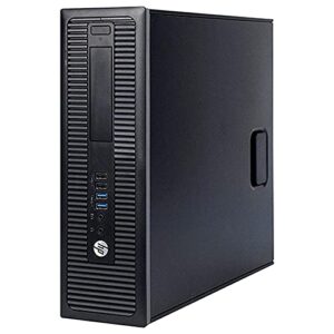 hp prodesk 600 g1 sff business desktop computer pc with geforce gt 1030 - intel i5 4th gen 3.20 ghz, 8gb ram, 256gb ssd, wireless wifi, keyboard & mouse combo, windows 10 pro multi language (renewed)