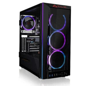 clx set gaming desktop - liquid cooled intel core i7 10700kf 3.8ghz 8-core processor, 32gb ddr4 memory, geforce rtx 3060 12gb gddr6 graphics, 500gb ssd, 4tb hdd, wifi, windows 11 home 64-bit,black