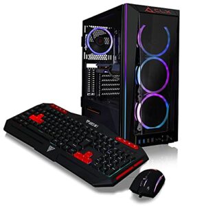 CLX Set Gaming Desktop - Liquid Cooled AMD Ryzen 9 5900X 3.7GHz 12-Core Processor, 32GB DDR4 Memory, GeForce RTX 3060 12GB GDDR6 Graphics, 500GB SSD, 4TB HDD, WiFi, Windows 11 Home 64-bit, Black