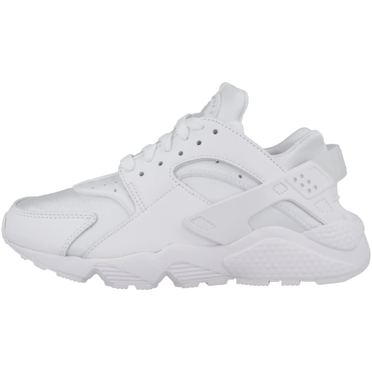 Nike womens Air Huarache Utility, White/Pure Platinum, 6