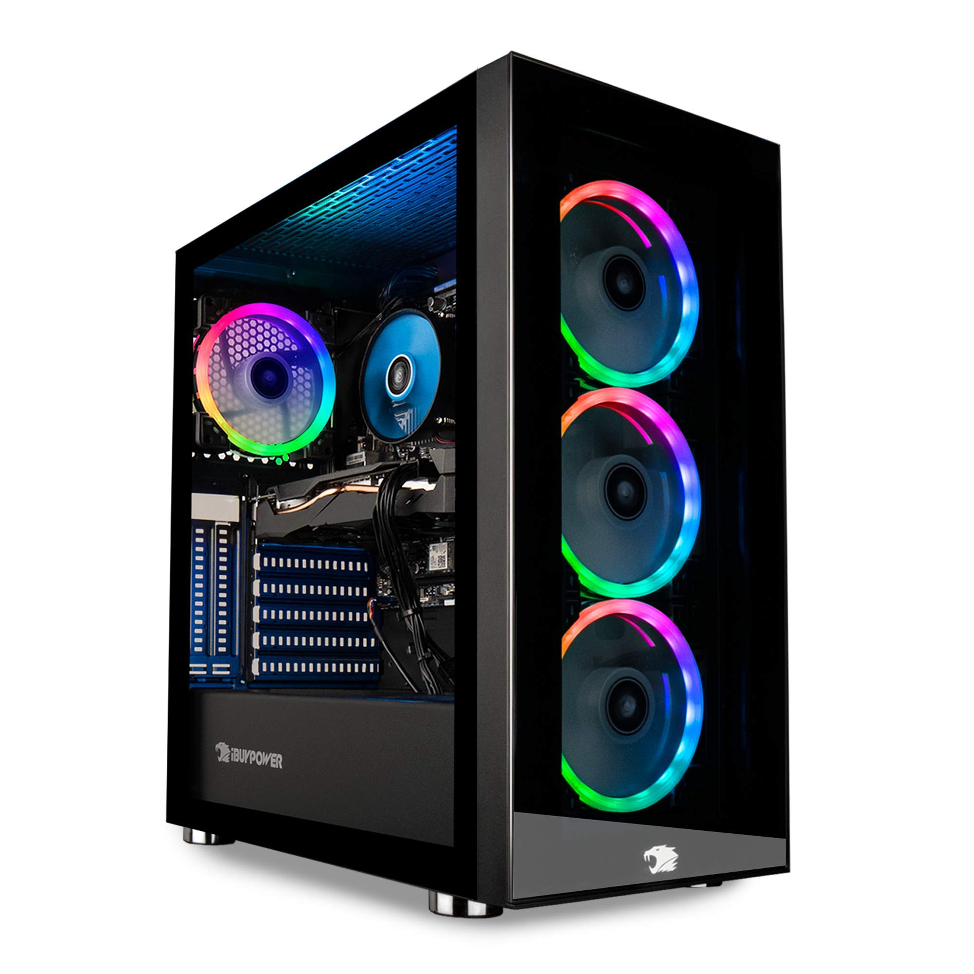 iBUYPOWER Pro Gaming PC Computer Desktop Element MR 208i (Intel i7-11700F 2.5GHz,NVIDIA GeForce RTX 2060 6GB, 16GB DDR4, 240GB SSD, 1TB HDD, WiFi Ready, Windows 10 Home)