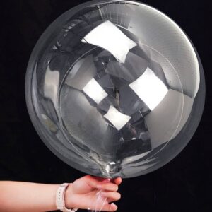 20 Inch Bobo Balloons Bubble Balloons, 10 Pcs Clear Bobo Balloon, Large Transparent Bubble Balloon for Christmas Wedding Birthday Party Decoration