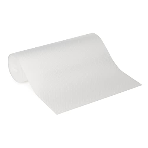 Stockroom Plus Clear Plastic Shelf Liner, Non-Adhesive Roll for Kitchen, Fridge, Pantry, Drawers (12 in x 20 Ft)