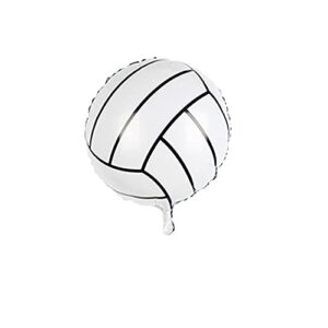 20 Pcs Sport Balloons Aluminum Foil Balloon 18 Inches Volleyball Balloons, Mylar Balloon for Sporting Events, Sport Theme Birthday Party Decoration (Volleyball)