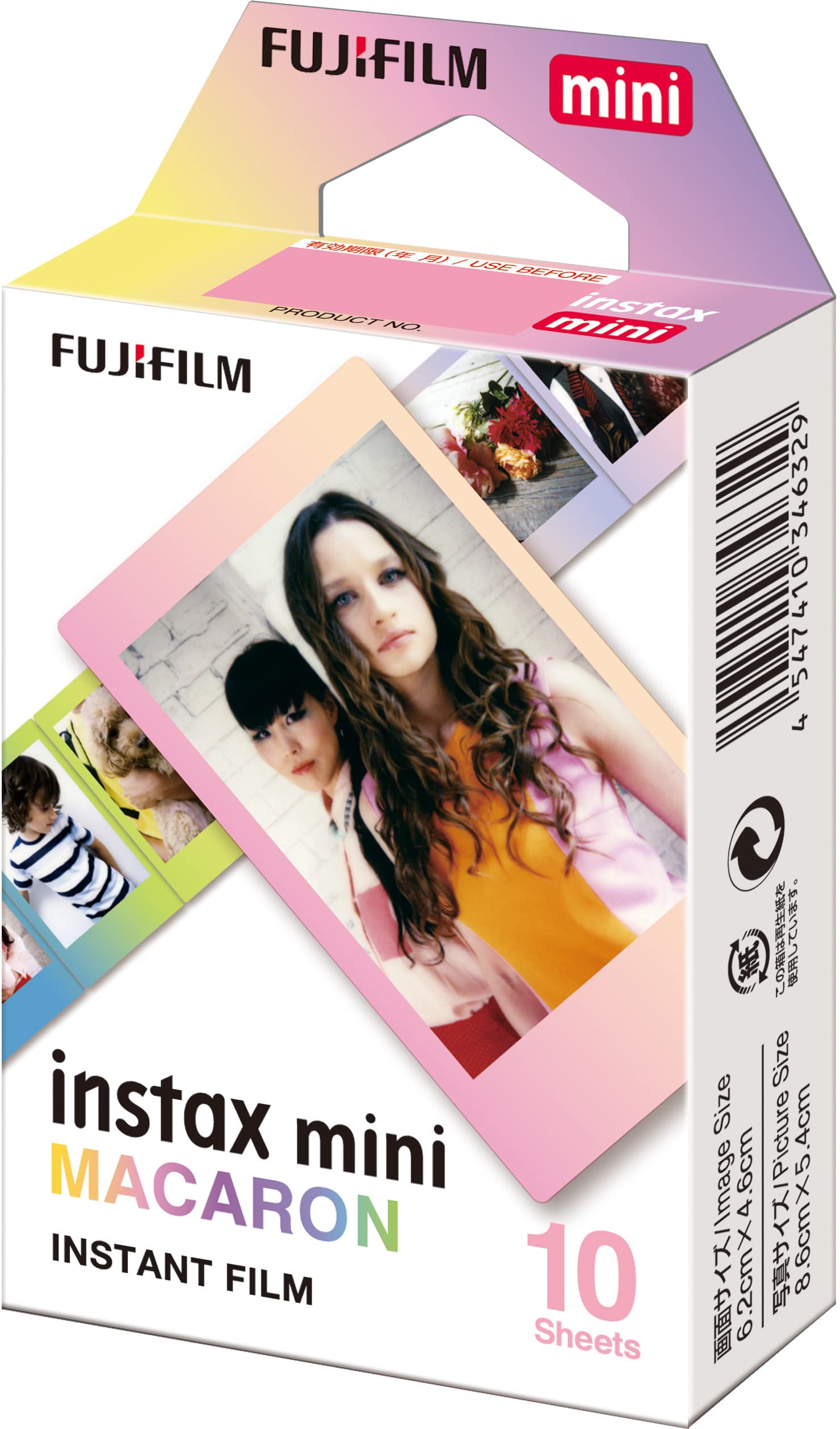 Fujifilm Instax Mini Macaron Instant Film Bundle (10 Exposures, 3-Pack) (3 Items)