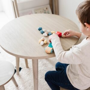 Signature Design by Ashley Blariden 5 Piece Children's Table & Stool Set, Beige