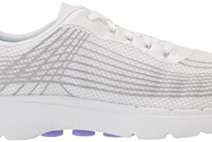 Skechers Women's GO Walk 6-Inner Joy Sneaker, White/Multi, 10