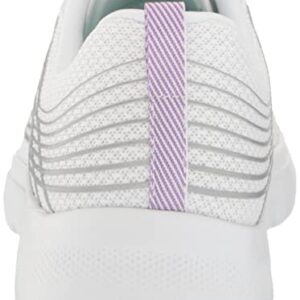 Skechers Women's GO Walk 6-Inner Joy Sneaker, White/Multi, 10