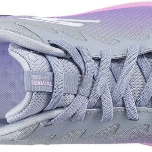 Skechers Women's GO Walk AIR 2.0-Quick Breeze Sneaker, Gray/Lavender, 9.5