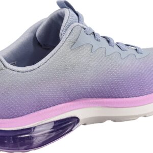 Skechers Women's GO Walk AIR 2.0-Quick Breeze Sneaker, Gray/Lavender, 9.5